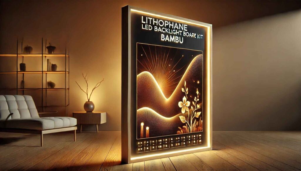 Lithophane LED Backlight Board Kit Bambu| Guide 2025 | Built in Washington