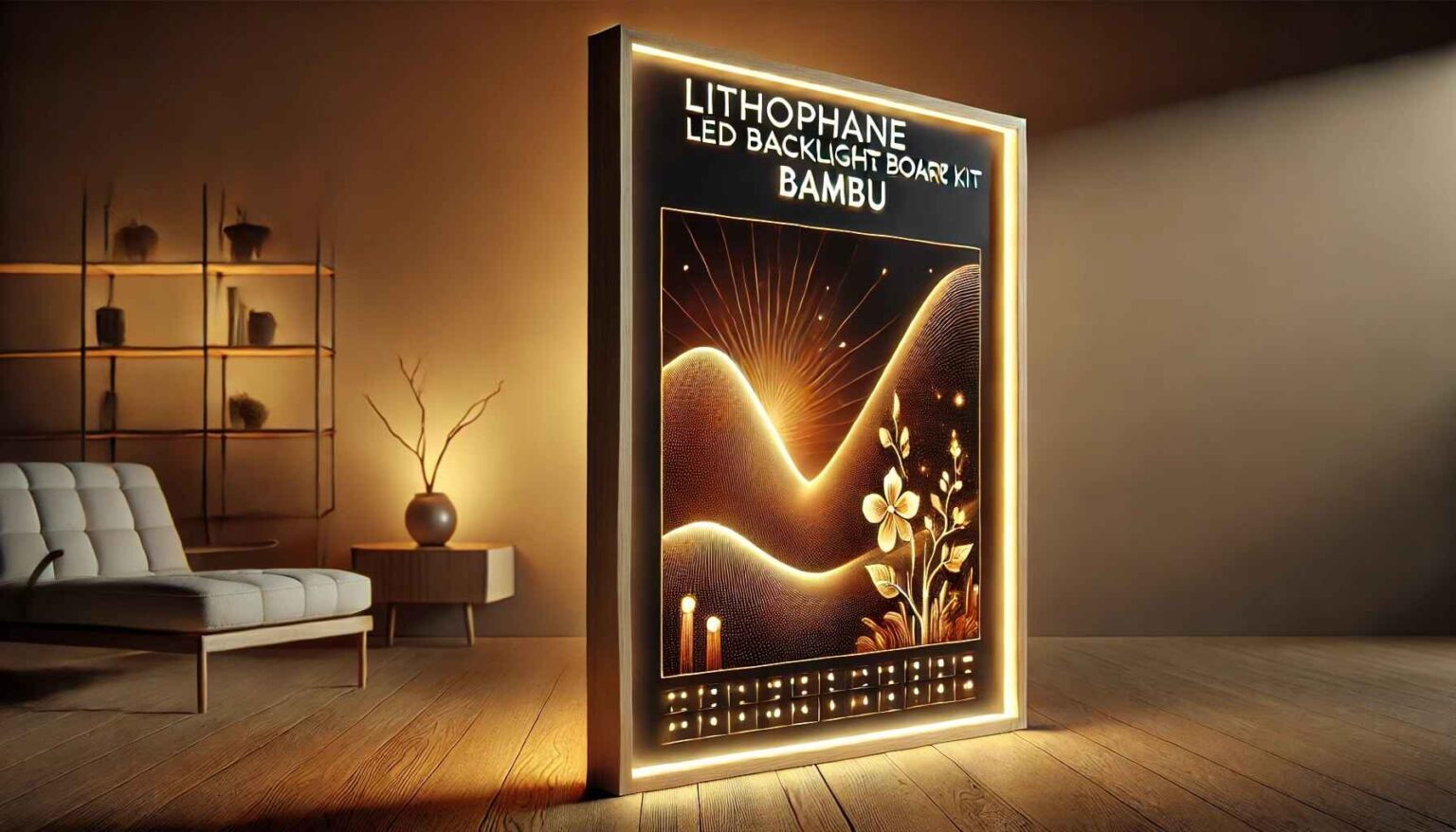 Lithophane LED Backlight Board Kit Bambu| Guide 2025 | Built in Washington